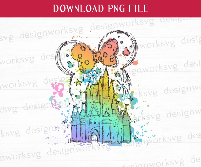 Magical Castle Png, Princess Png, Printable Files, Png for Sublimation ...