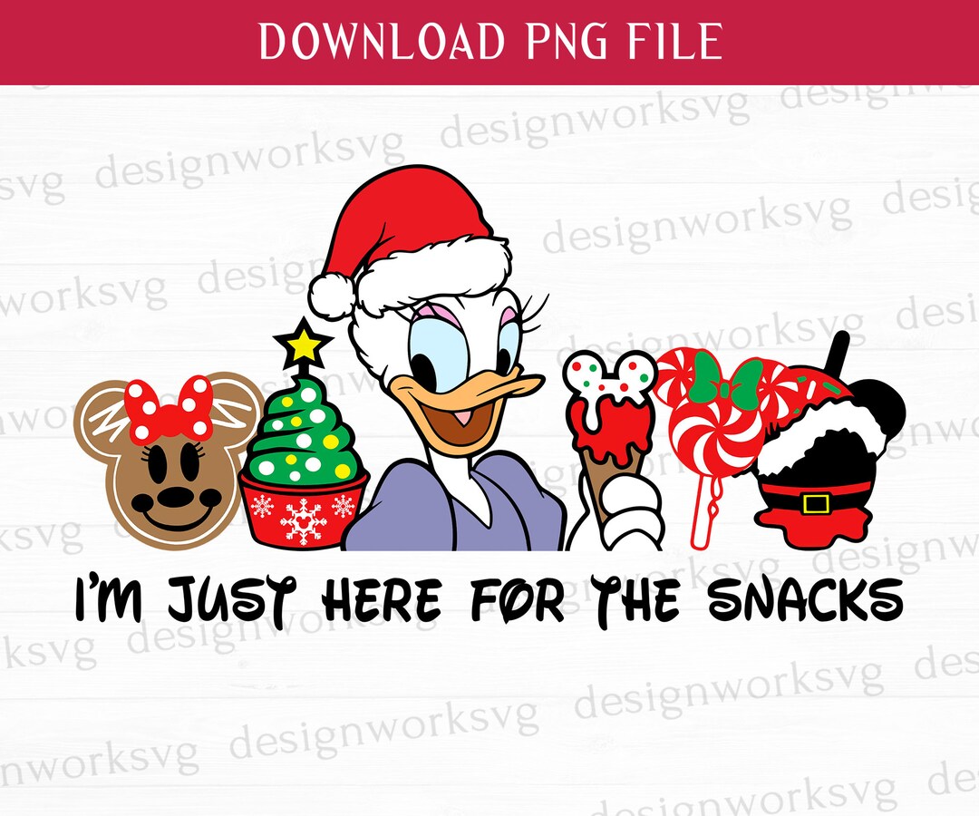 Merry Christmas Png, Miss Duck Snacks Png, Christmas Png, Printable ...