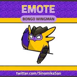 Animated Emote: Bongo Wingman - Etsy