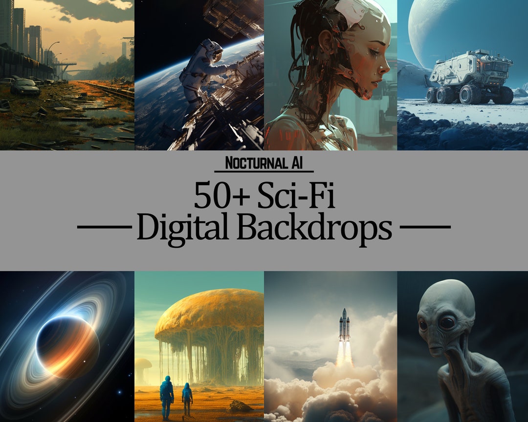 Sci-fi Backdrops Vol.1 - Etsy