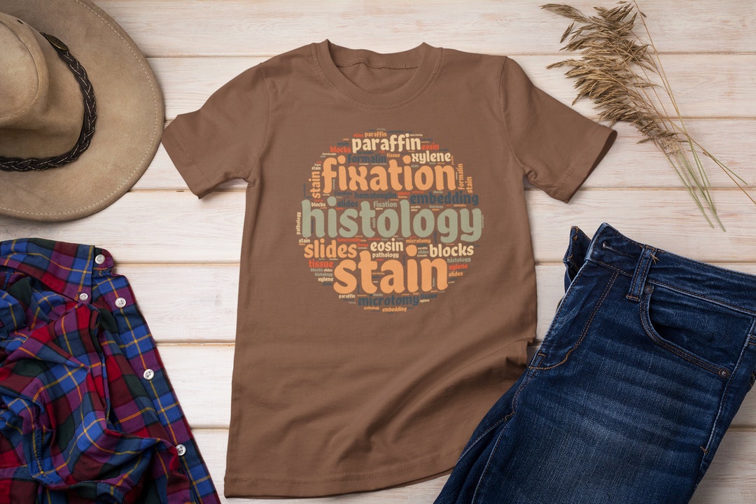 Histotech Shirt Histology Word Bubble Gift Unisex Heavy Cotton Tee Lab ...