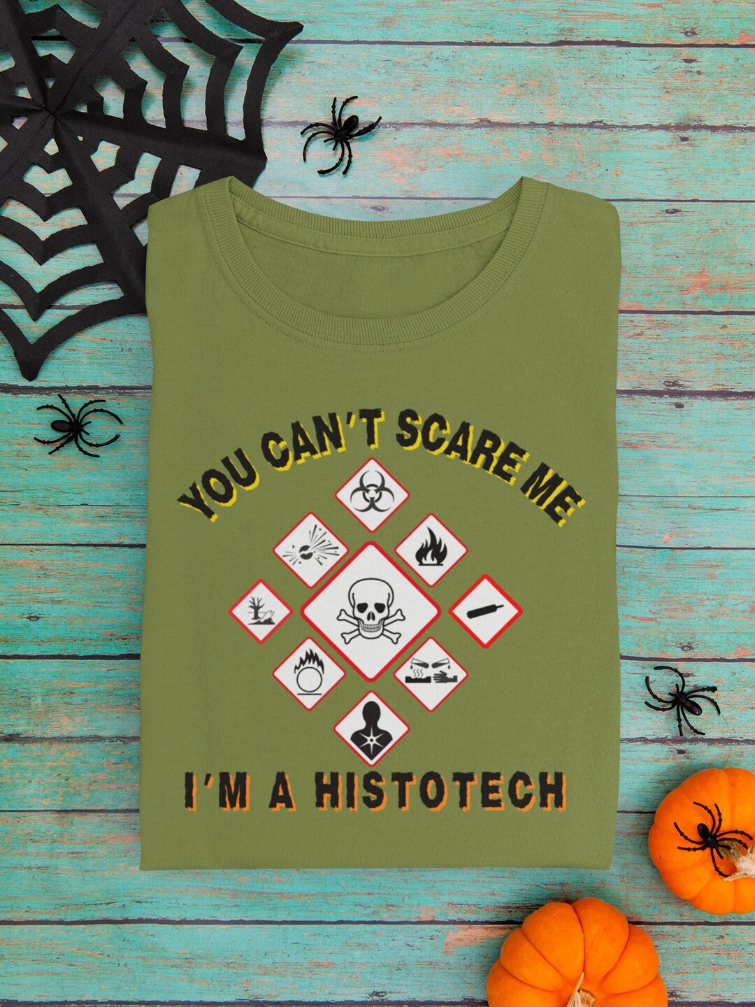 Histology Shirt You Can't Scare Me I'm a Histotech Shirt Halloween Gift ...