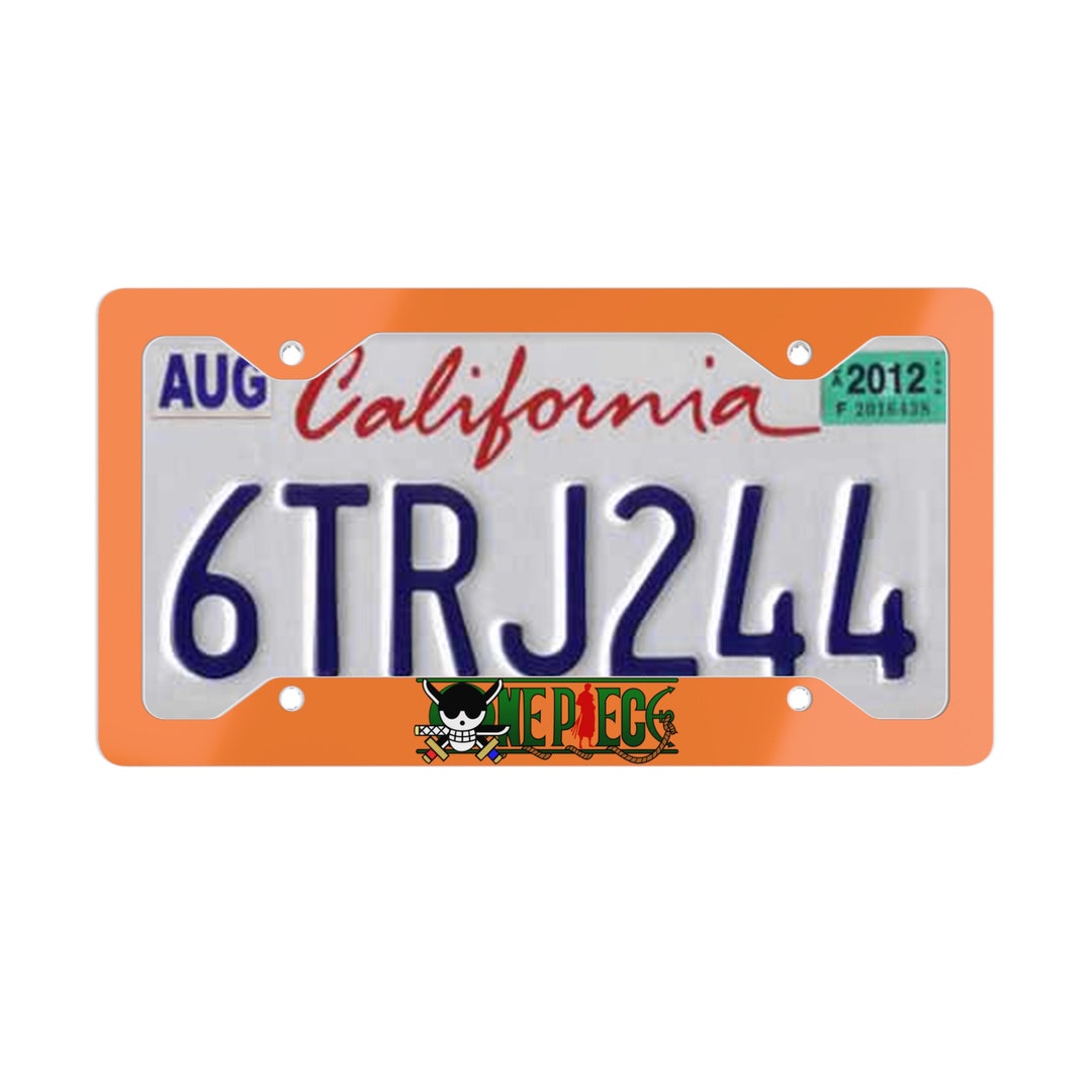 Anime License Plate Frame Anime Car Accessories - Etsy
