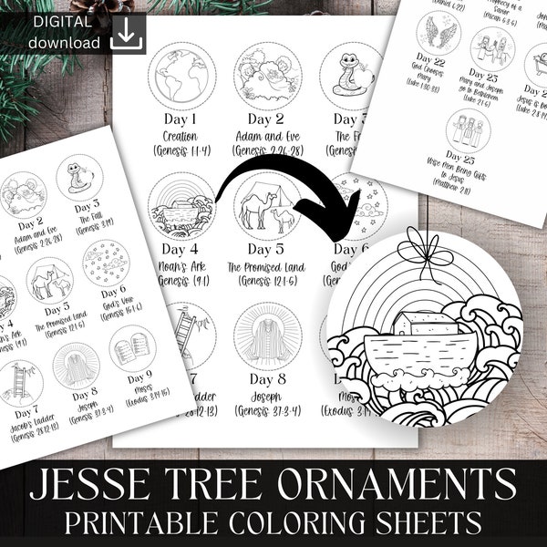 Advent Jesse Tree - Etsy