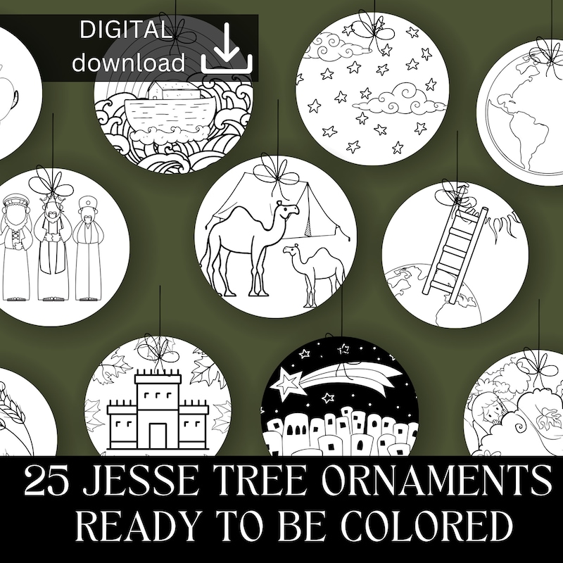 Jesse Tree Catholic Kids - Etsy