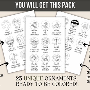 Jesse Tree Ornaments Printable, Printable Jesse Tree Activity Idea Kids ...