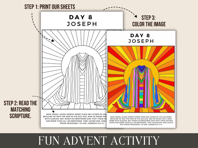 Jesse Tree Ornaments for Teens, Catholic Advent Activities, Homeschool ...