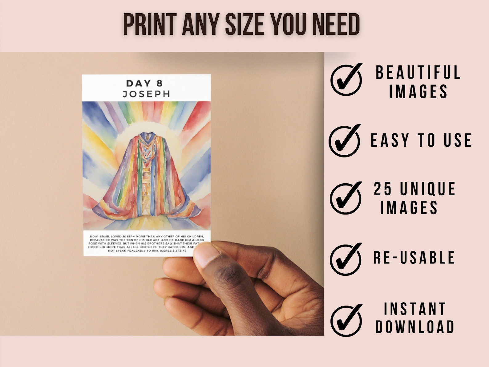 Jesse Tree Printable | Advent Cards | Jesse Tree Ornaments | Catholic ...