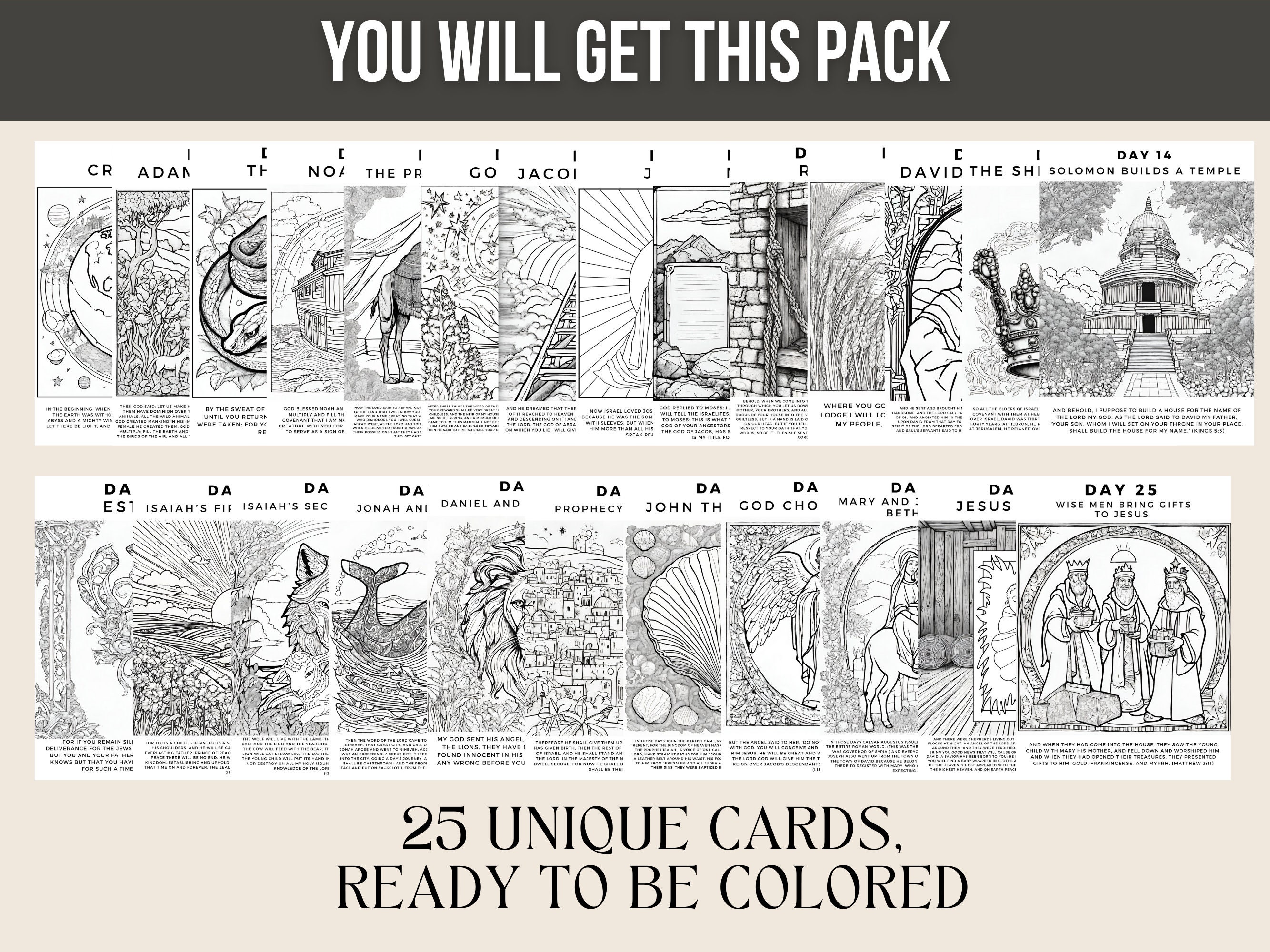 Jesse Tree Ornaments for Teens, Catholic Advent Activities, Homeschool ...