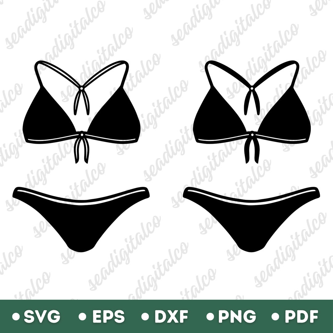 Bikini Svg Bikini Design Svg Swimsuit Svg Swimsuit Clipart Swimwear