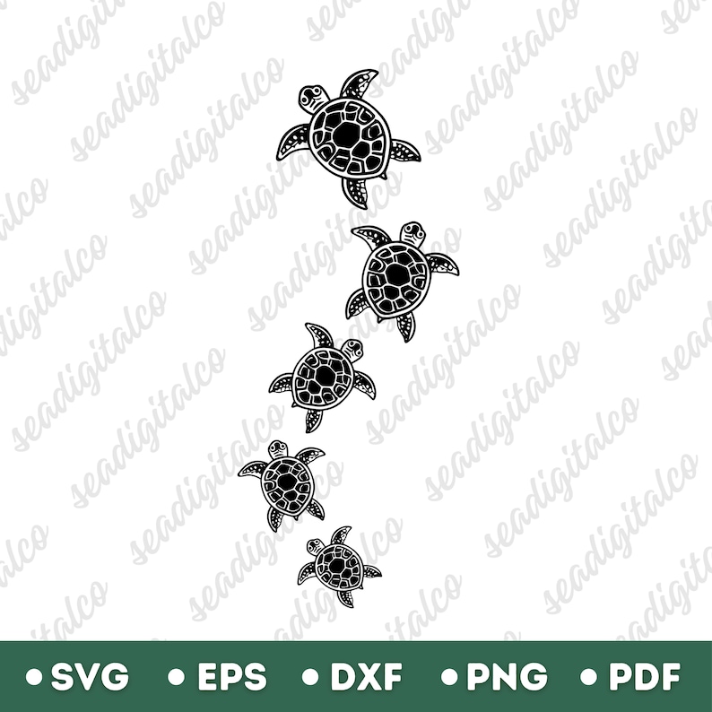 Sea Turtle Svg, Sea Turtle Svg Files for Cricut, Sea Turtles Clipart ...