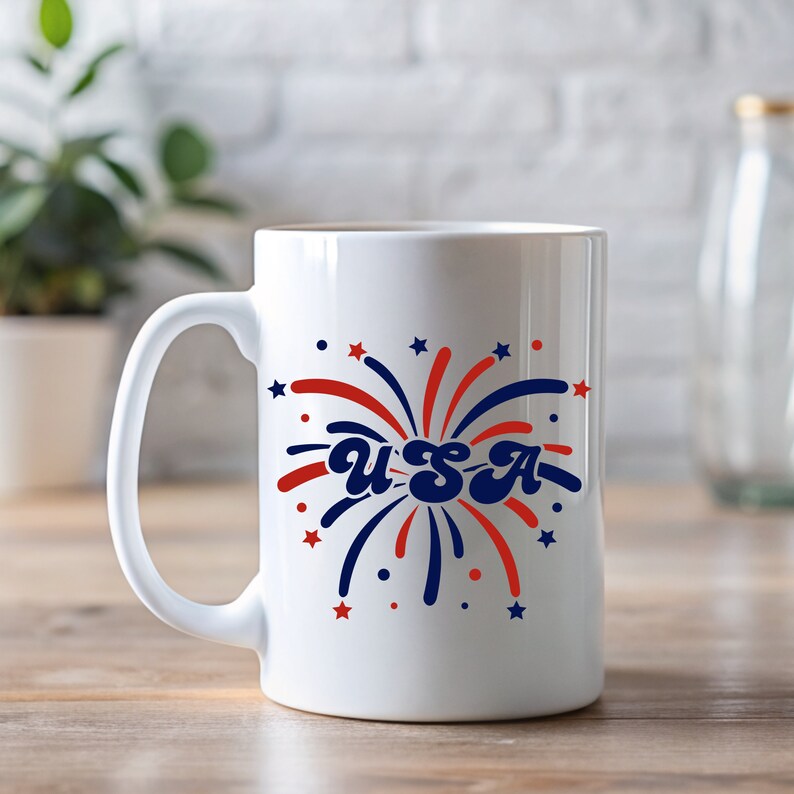 Firework SVG, Usa Svg, 4th of July Svg, Patriotic Svg, America Svg ...