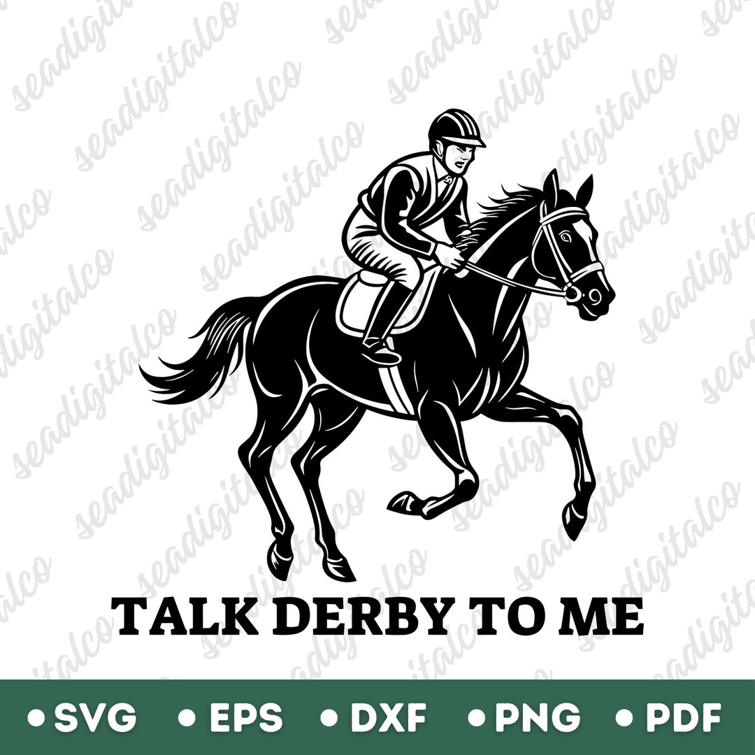 Talk Derby to Me Svg, Derby Days SVG File, Horse Race Svg, Kentucky ...