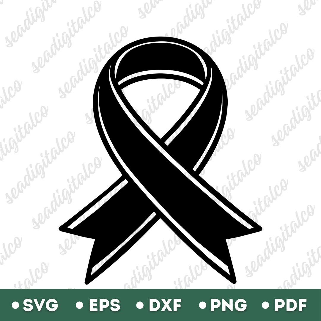 Awareness Ribbon Svg, Cancer Ribbon Svg, Breast Cancer Ribbon, File for ...