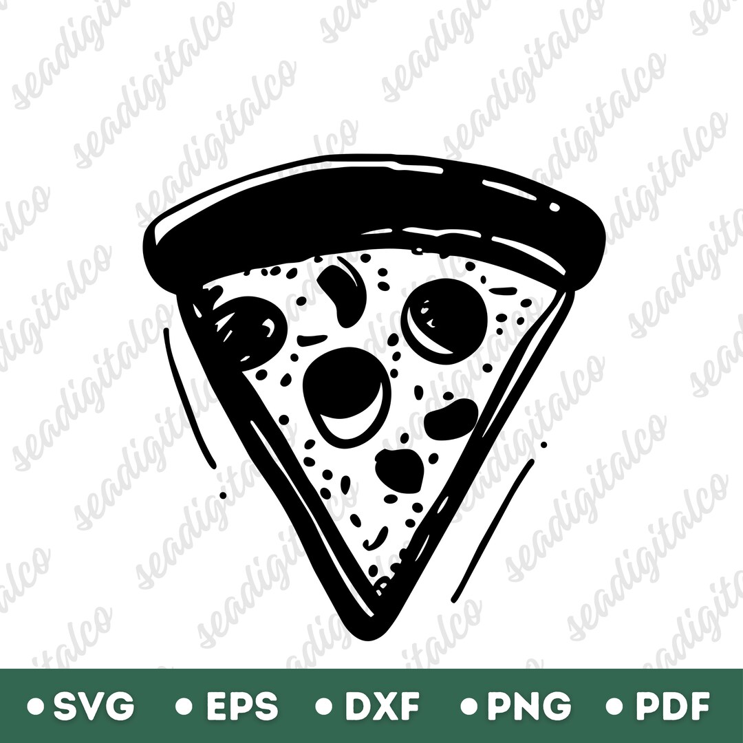 Pizza Slice Svg, Pizza Outline Svg, Pizza Doodle, Pizza Lover Svg ...