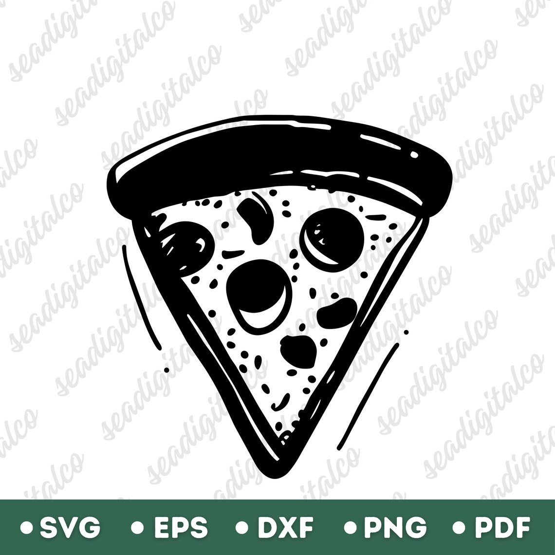 Pizza Slice Svg, Pizza Outline Svg, Pizza Doodle, Pizza Lover Svg ...