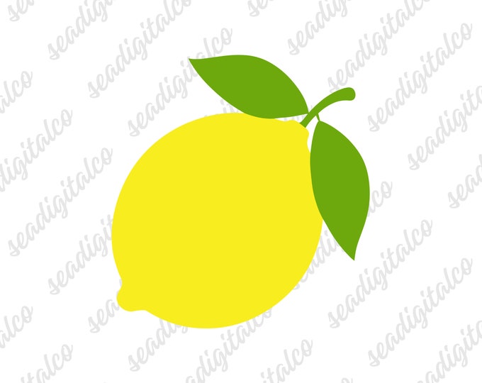 Lemon Svg Bundle, Lemon Slice Clipart Png, Fruit Svg, Lime/lemon Summer ...