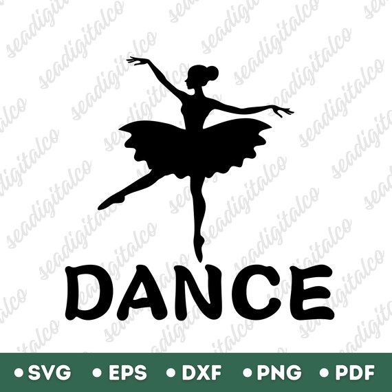 Silueta De Baile De Ballet Bailarina De Ballet Y Diseño De Logotipo
