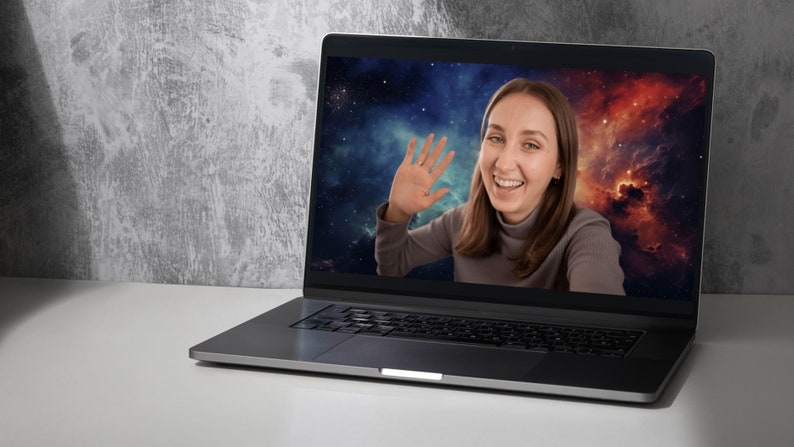 5 Pack Zoom Background, Outer Space Virtual Background, Zoom Meeting ...