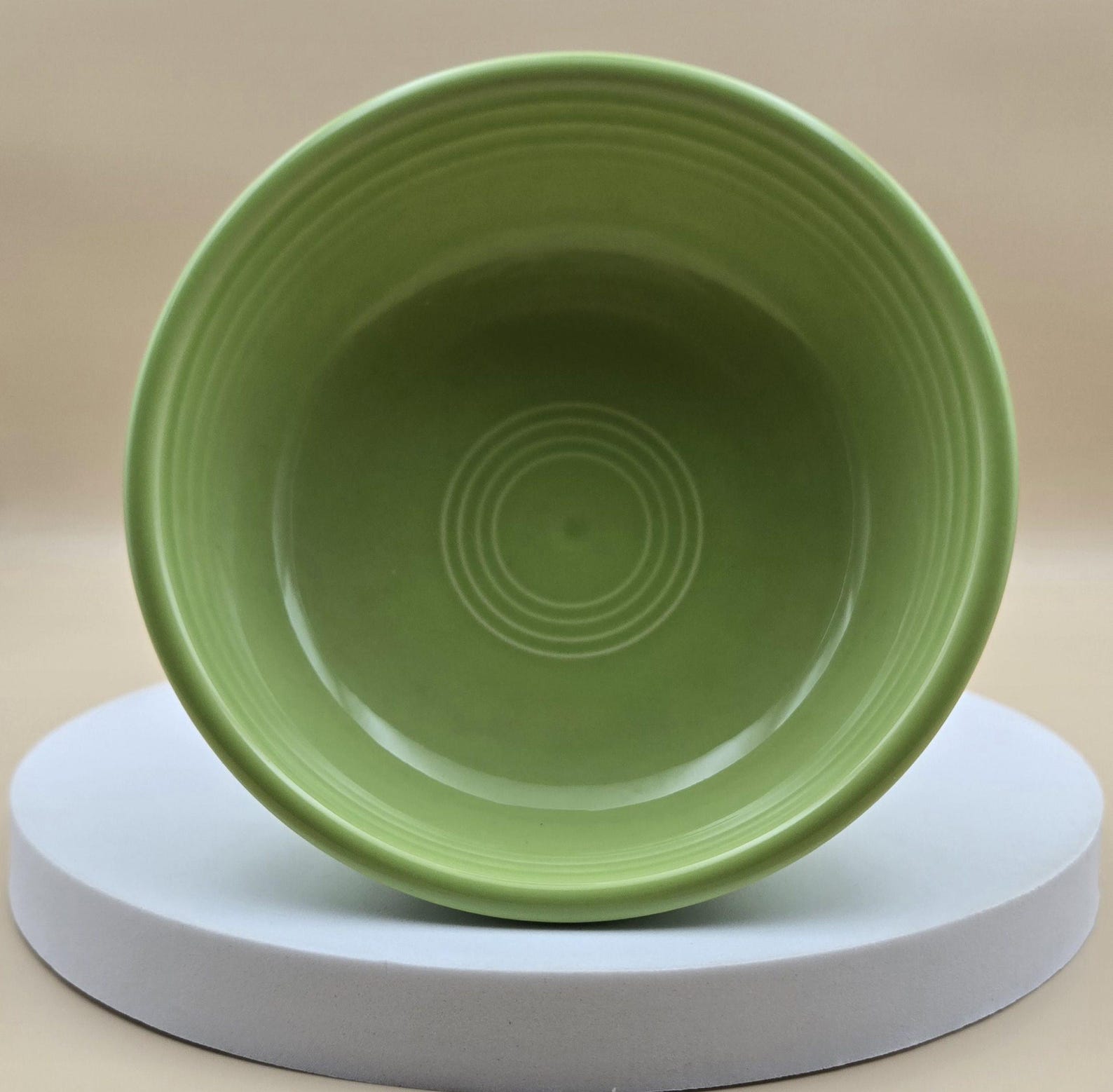 Fiesta Chartreuse Chip & Dip Set, Retired Fiesta Ware Homer Laughlin ...