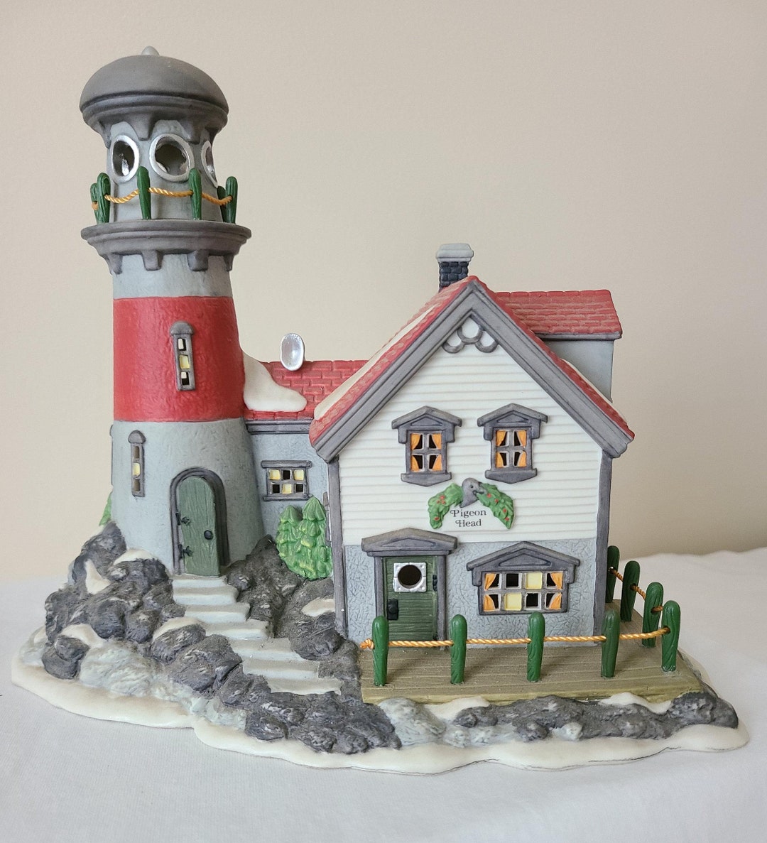 Department 56, Pigeonhead Lighthouse, New England Village Series, Dept ...