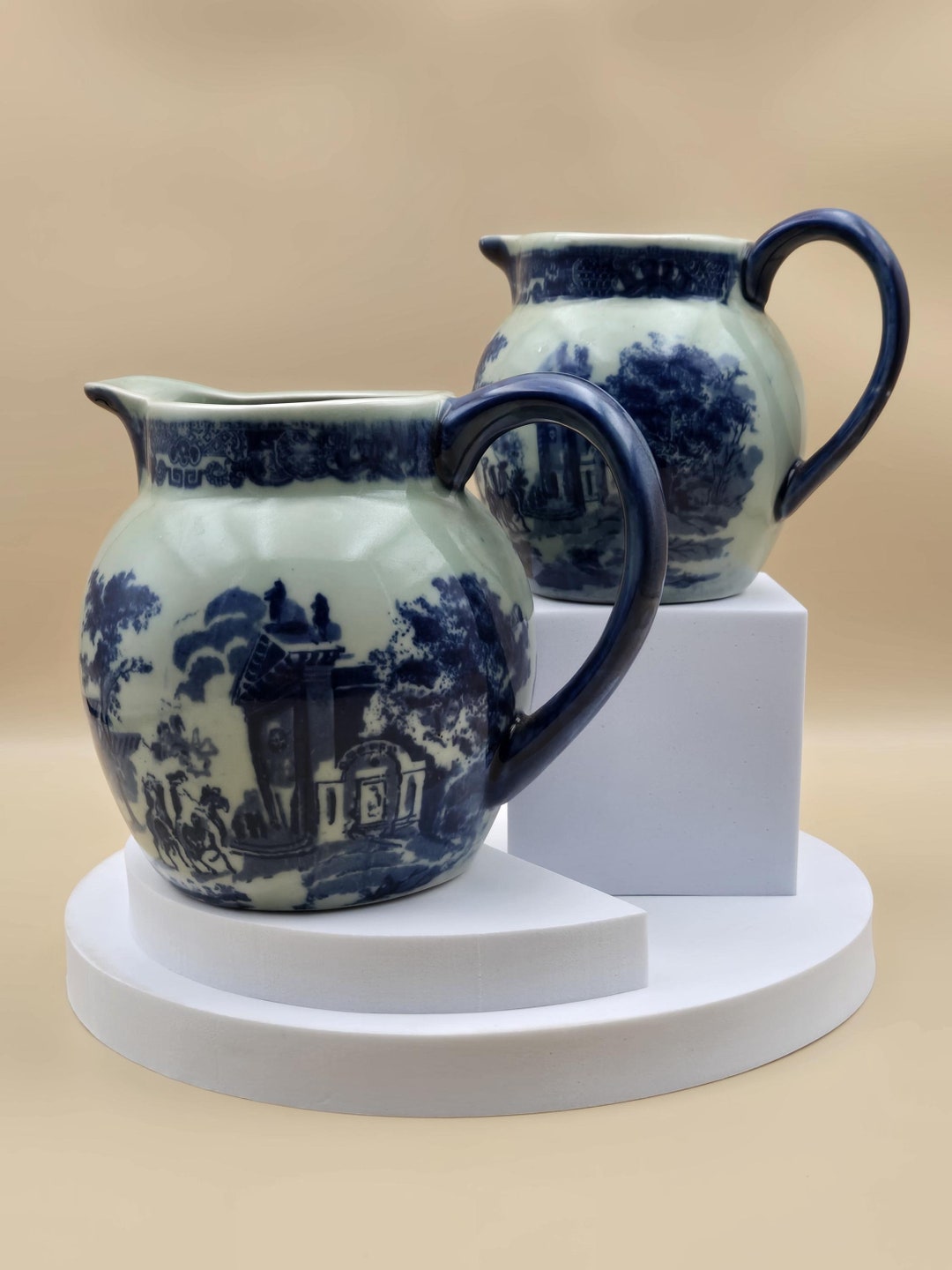 Victoria Ware Ironstone Pitchers, Vintage Collectible Pottery, Made in ...
