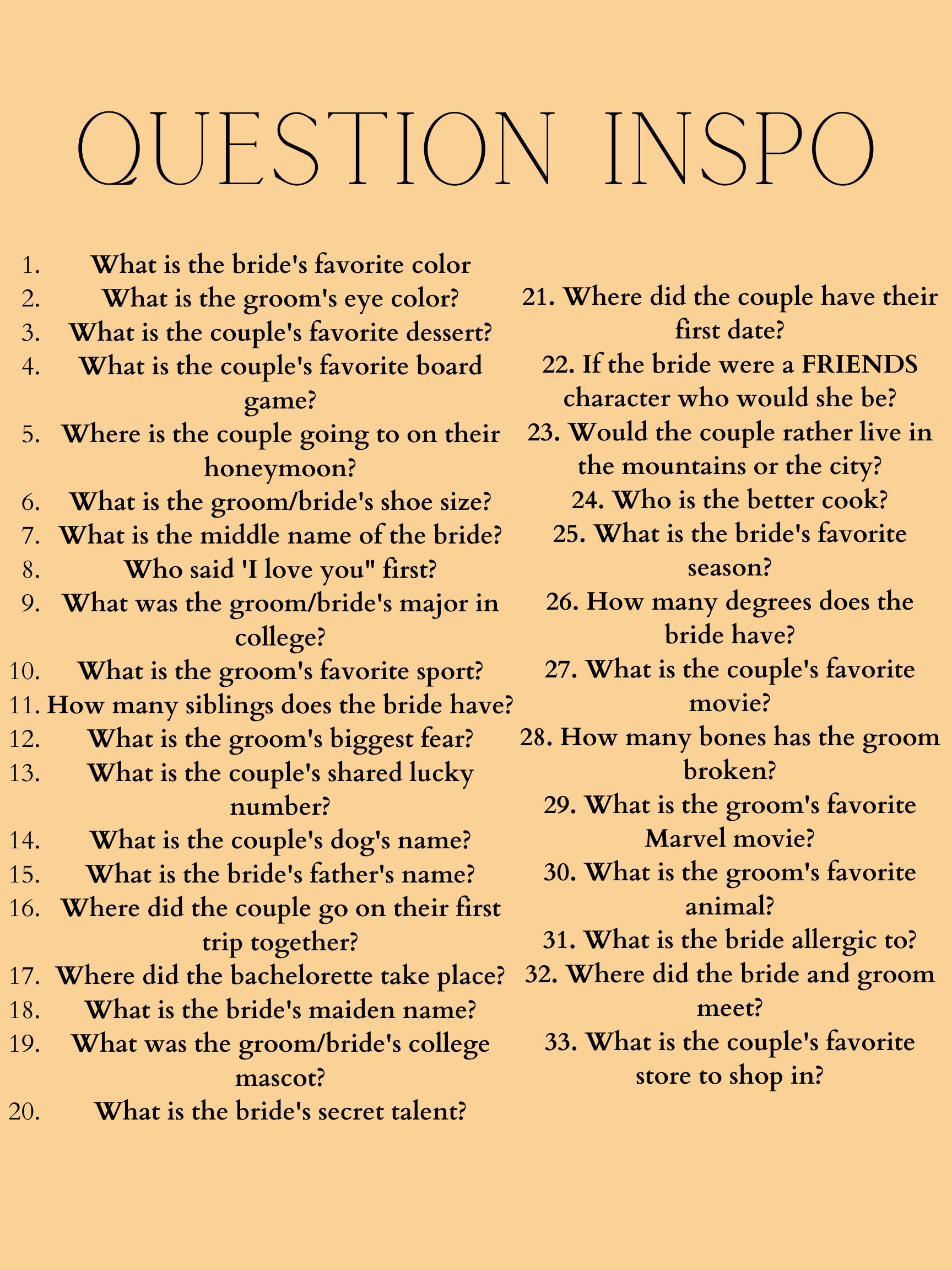 Sip and Solve Wedding Cocktail Hour Crossword Puzzle- Custom - Etsy