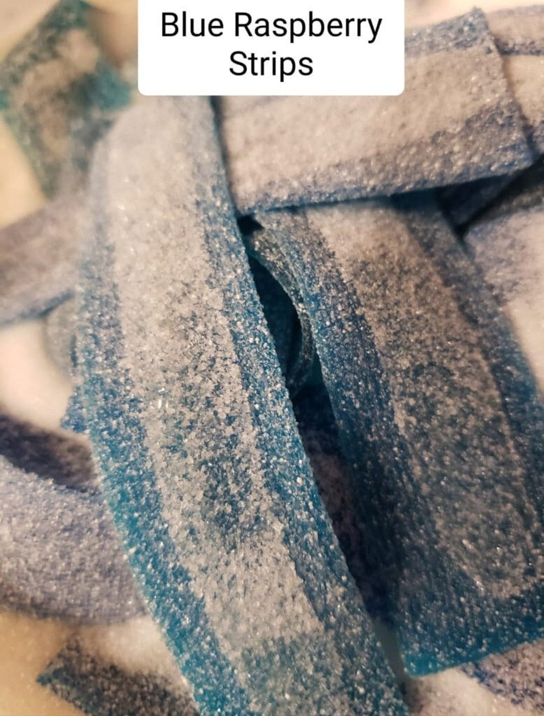 Blue Raspberry Strips - Etsy