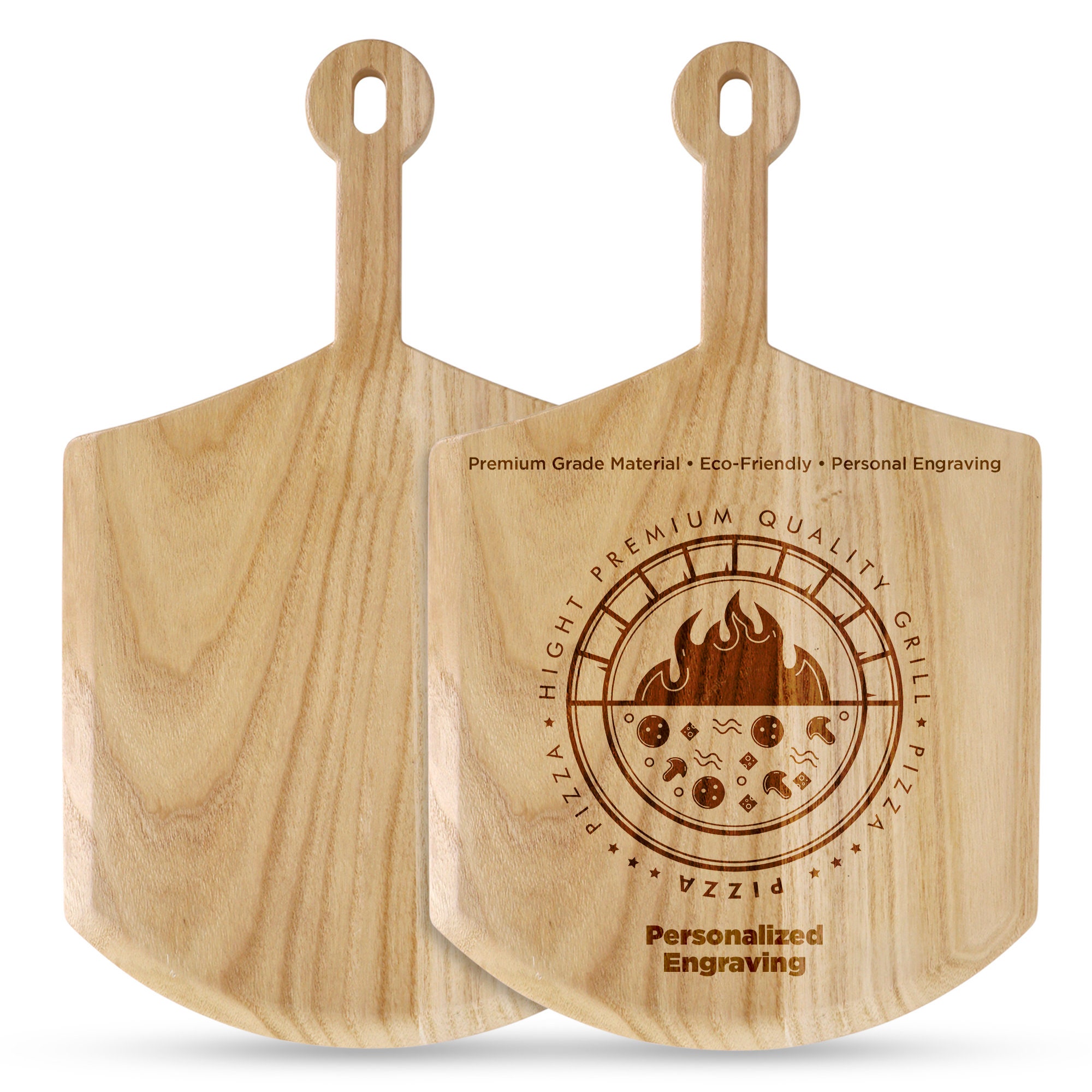 Personalized Pizza Peel / Custom Name Engraved Wooden Pizza Board ...