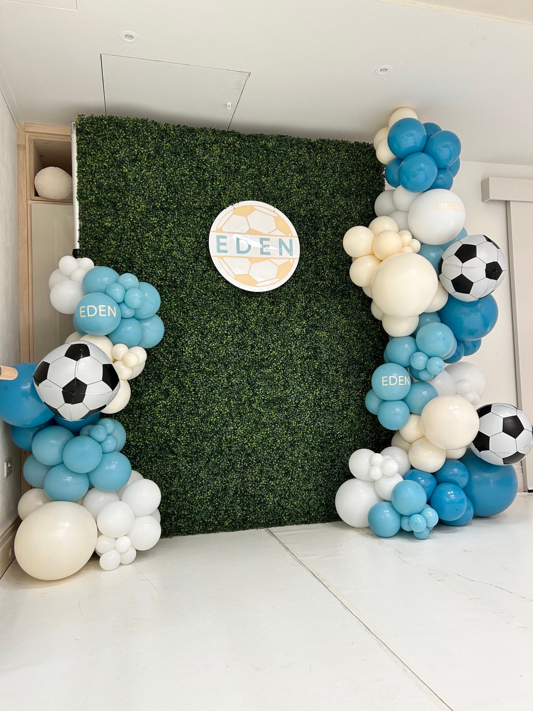 Football Theme DIY Balloon Garland Kit Birthday Decor Boys Footie ...