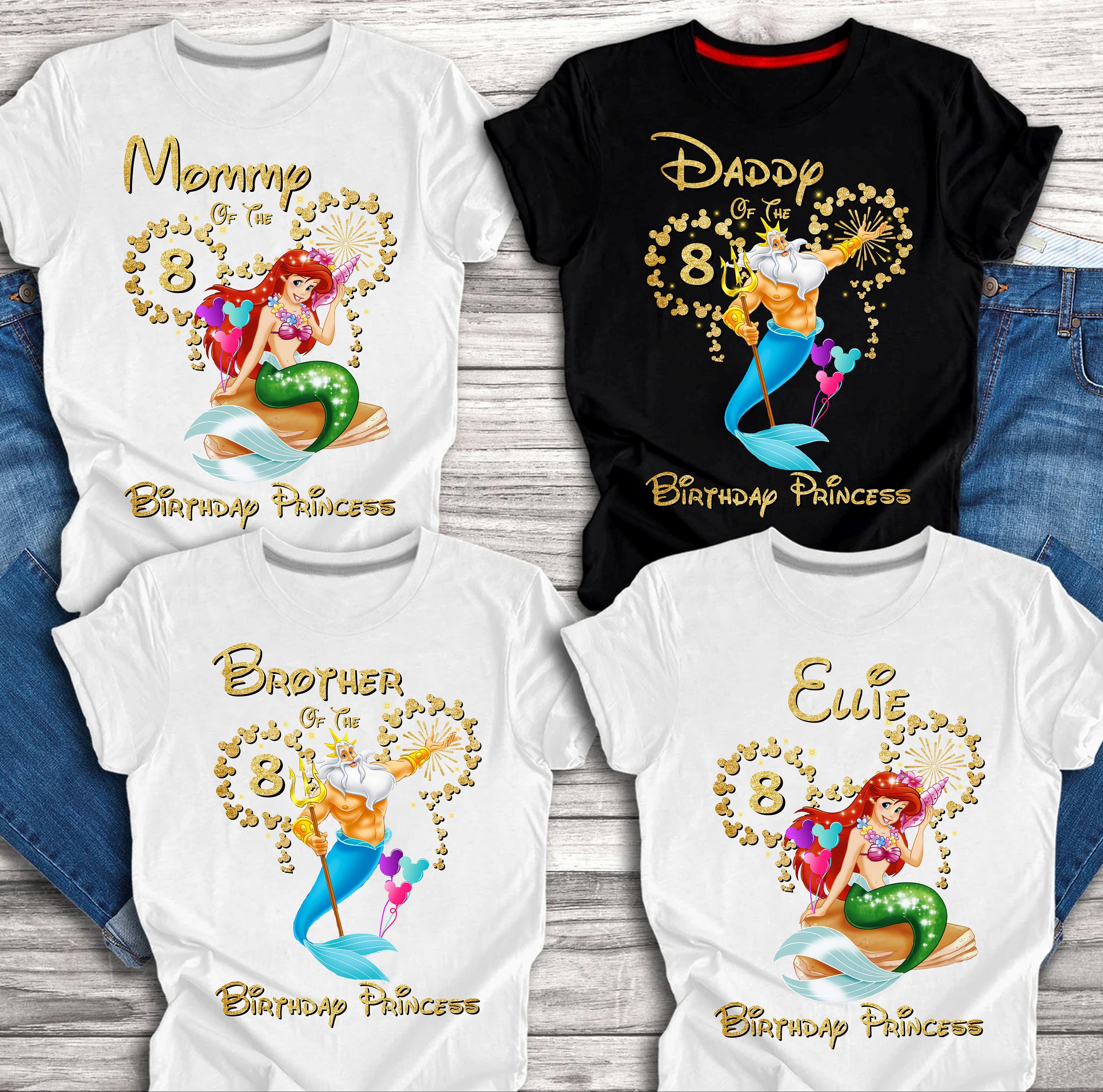 Disney 1989 Ariel's Version Shirt, 1989 Little Mermaid Shirt, Disney ...