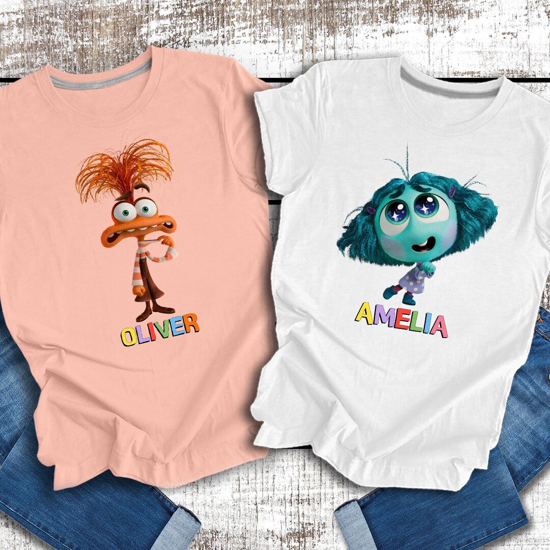 Inside Out Custom Character Tee, Inside Out Birthday Shirt, Inside Out ...