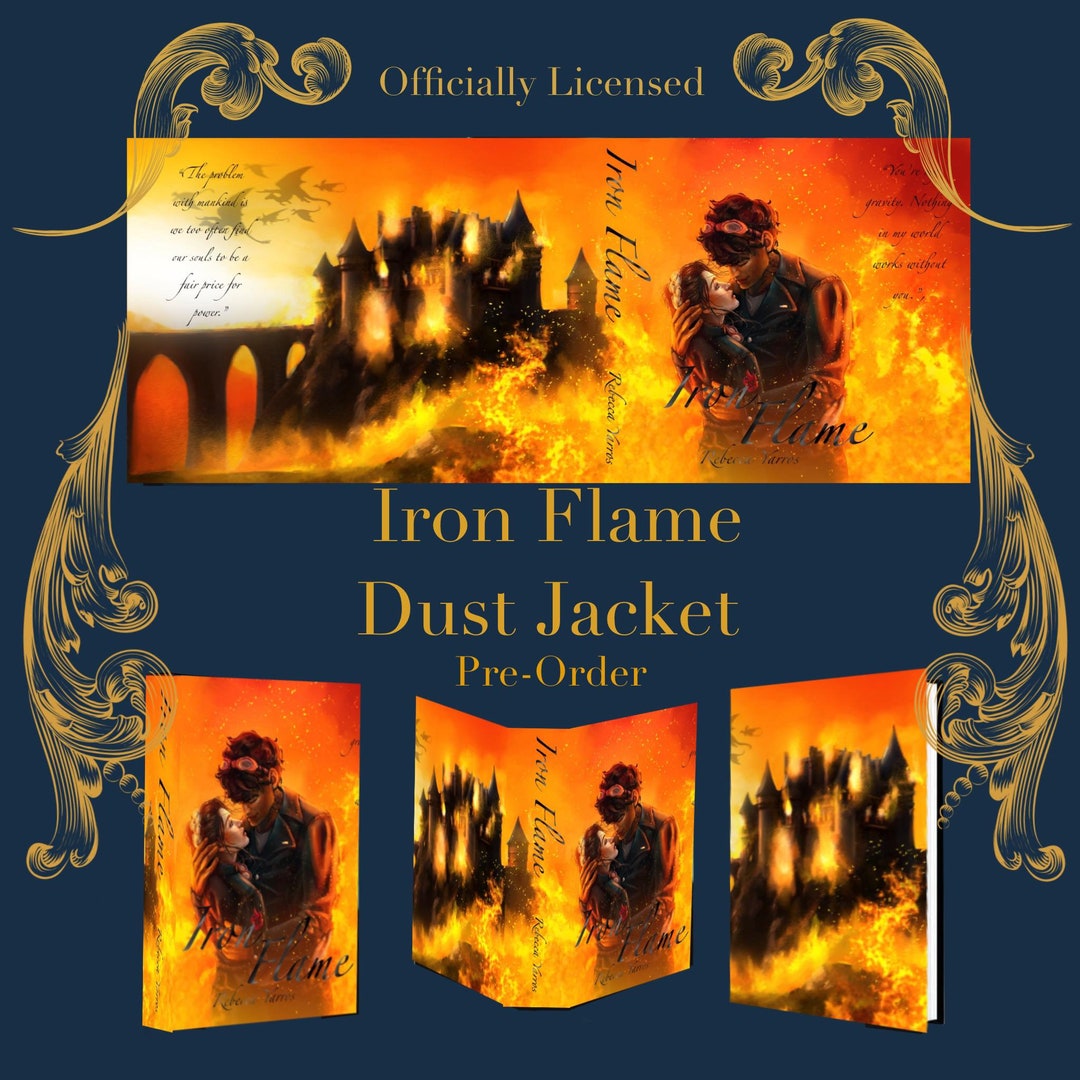 Iron Flame Dust Jacket - Etsy