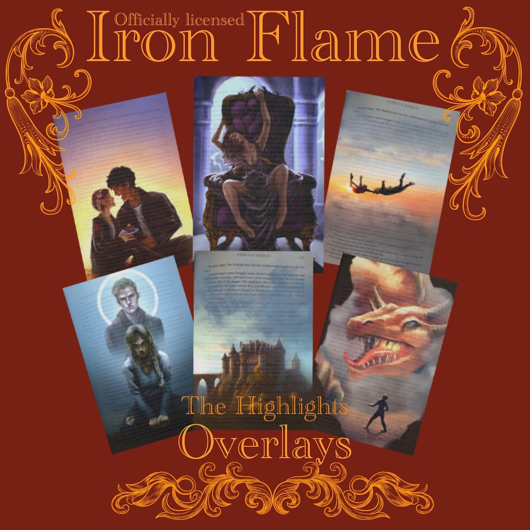 Iron Flame Overlays - Etsy