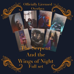 The Serpent and the Wings of Night Overlays - Etsy