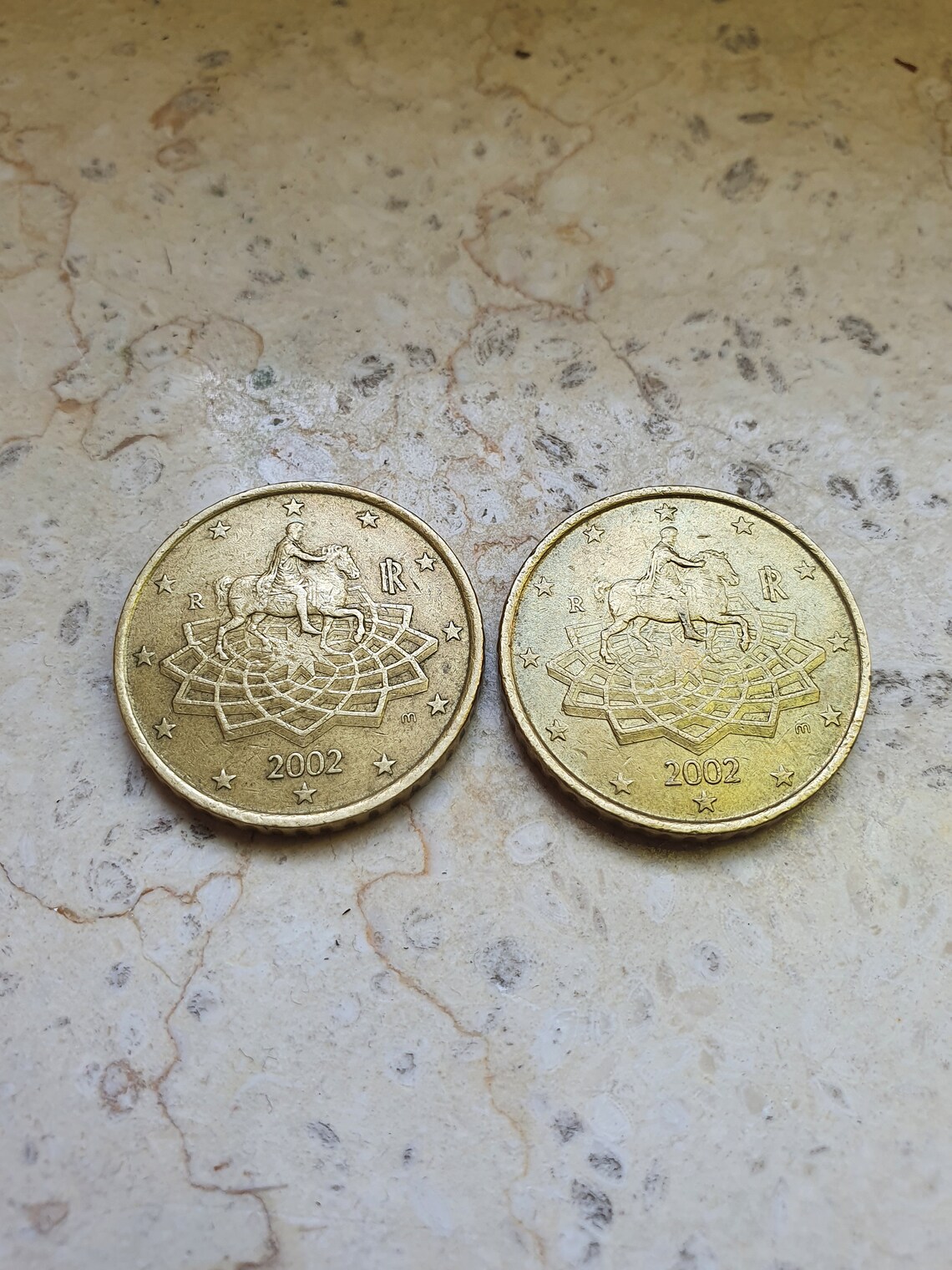 2002 Rare 50 Euro Cents - Etsy