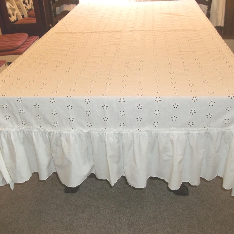 Ruffled Tablecloth - Etsy