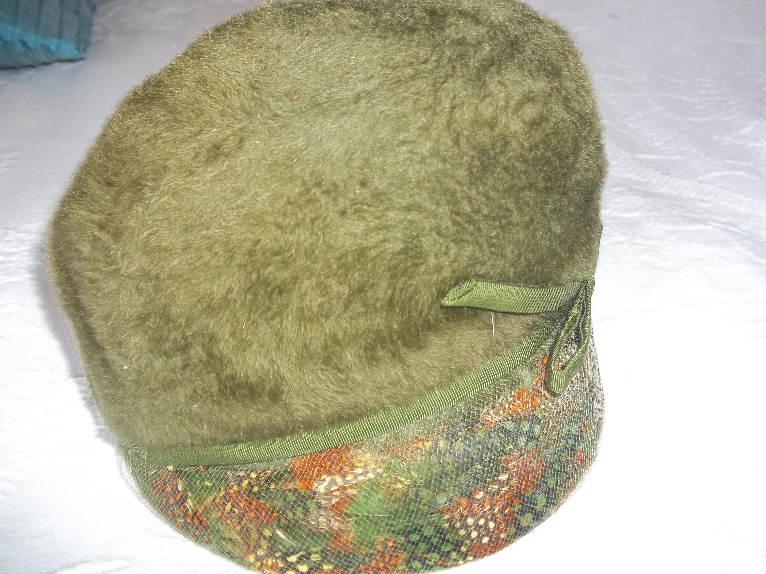 Vintage Olive Green Cloche Hat Coronet Exclusive Stamped - Etsy