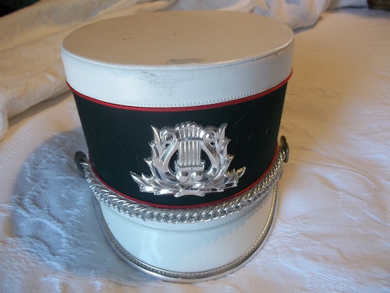 Vintage Drum Major Marching Band Hat Shako Cap Starbu… - Gem