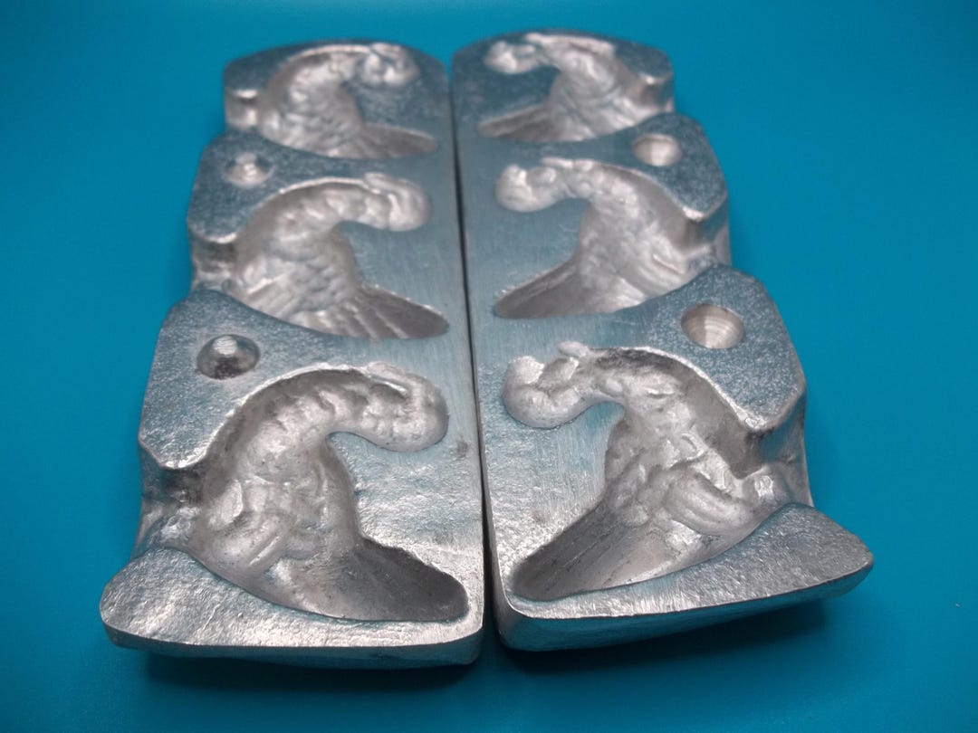 Antique Cast Aluminum Turkey Lollipop Candy Mold - 3 Turkeys for ...