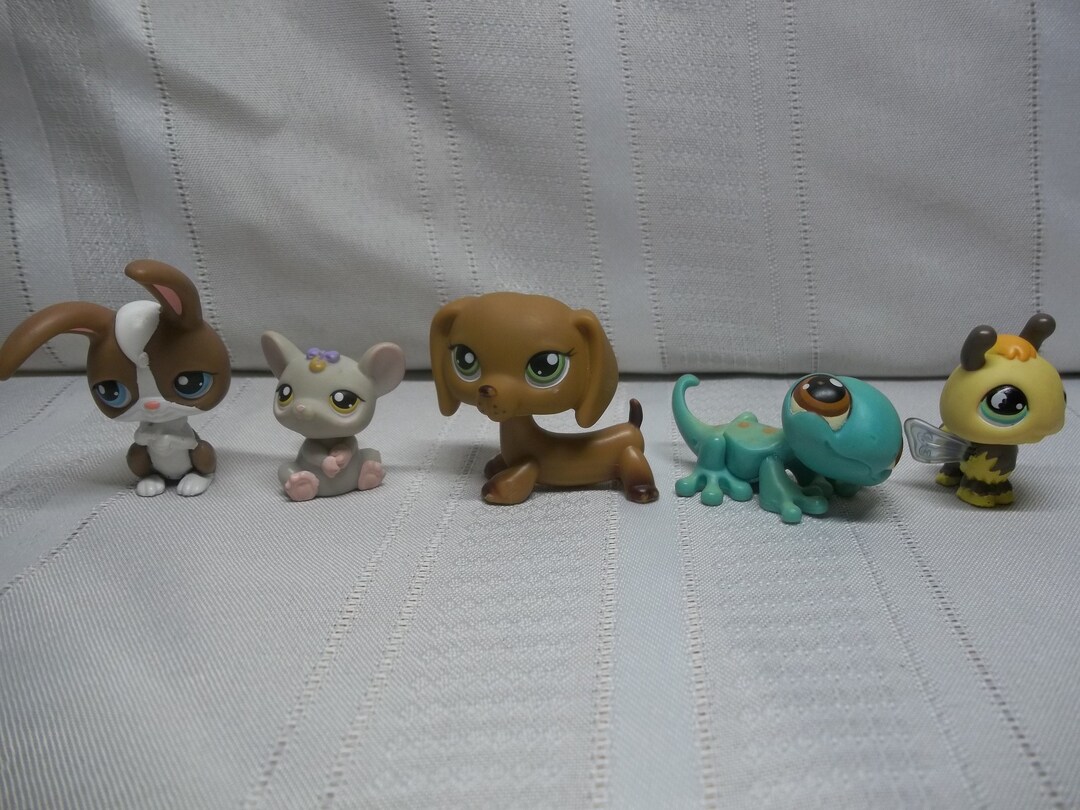 Charming Littlest Pet Shop Collection - Set of 5 Adorable Pets - Etsy