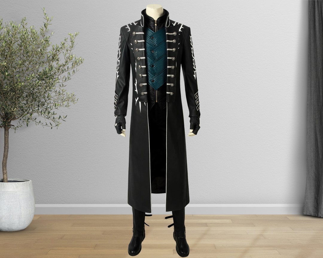 DMC 5 Devil May Cry 5 Vergil Costume Cosplay Suit Shoes Outfit - Etsy