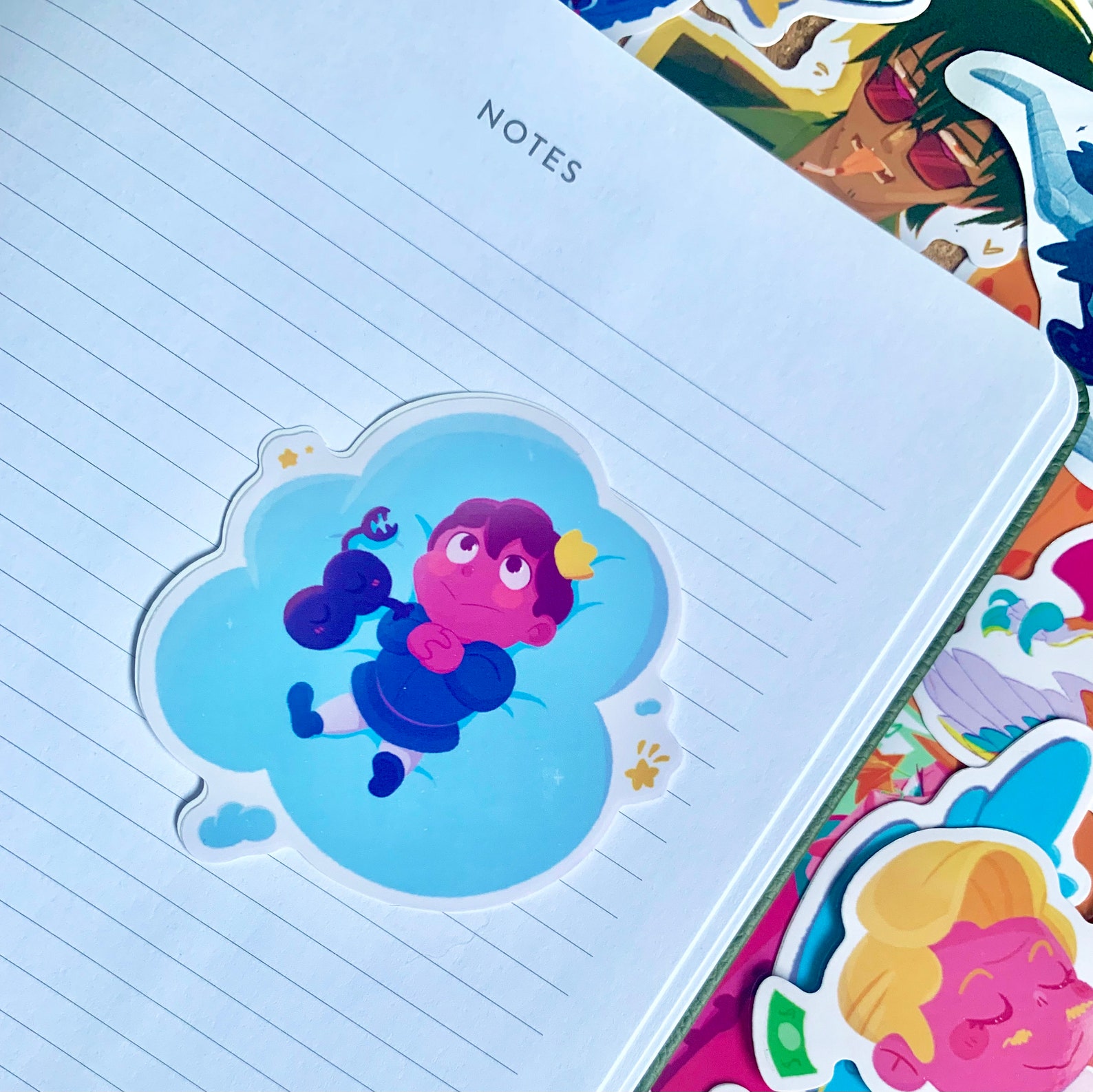 3" - 4" Stickers | 3 Brothers and Boy on a Cloud | Stationery | Anime ...