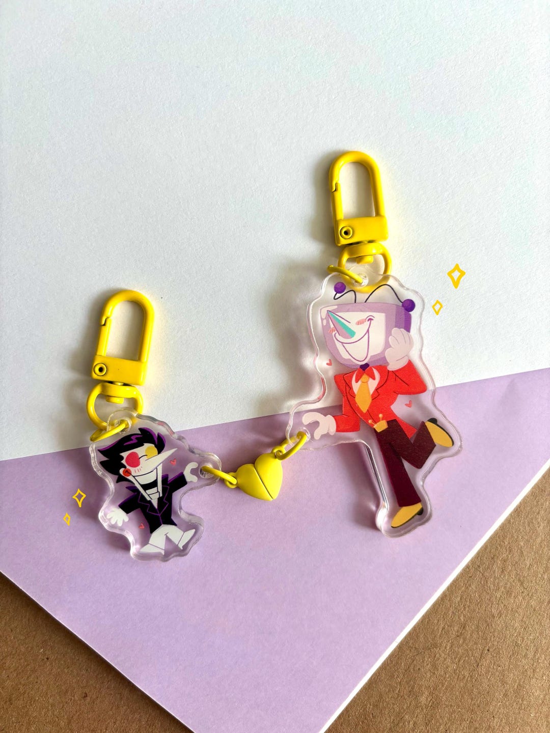 Divorcable Spamtenna Charms | 2.5 Inches and 1.5 Inch Acrylic Charms ...