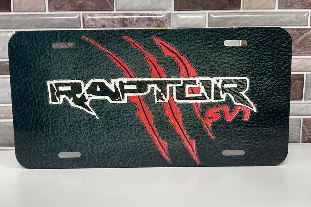 Ford Raptor SVT License Plate - Etsy