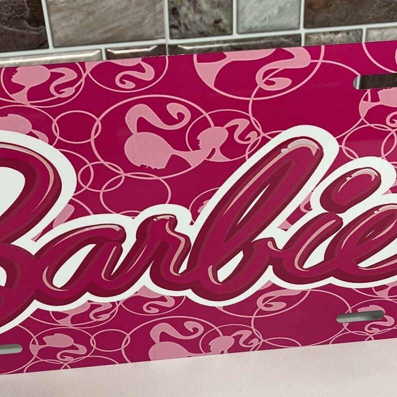 Barbie License Plate - Etsy