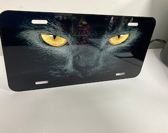 Cat License Plate Custom Plate Frame Cute Peeking Cats - Etsy