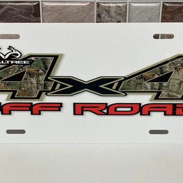 4x4 License Plate - Etsy