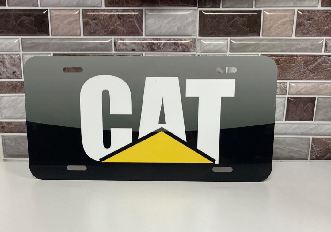 CAT License Plate - Etsy