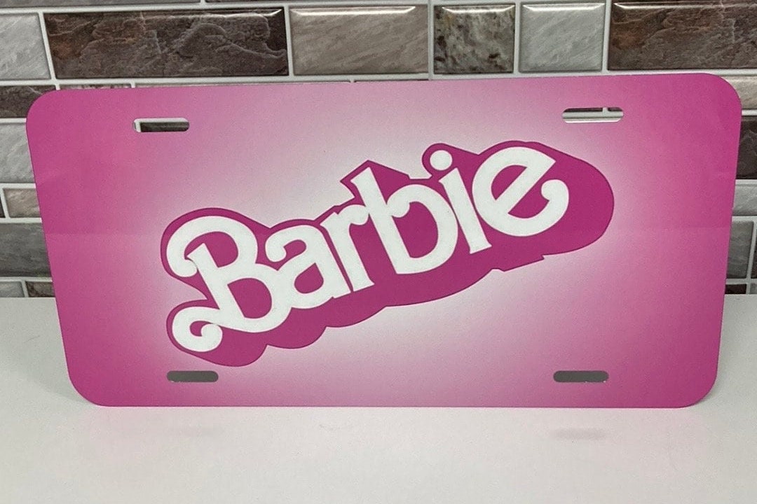 Barbie License Plate - Etsy